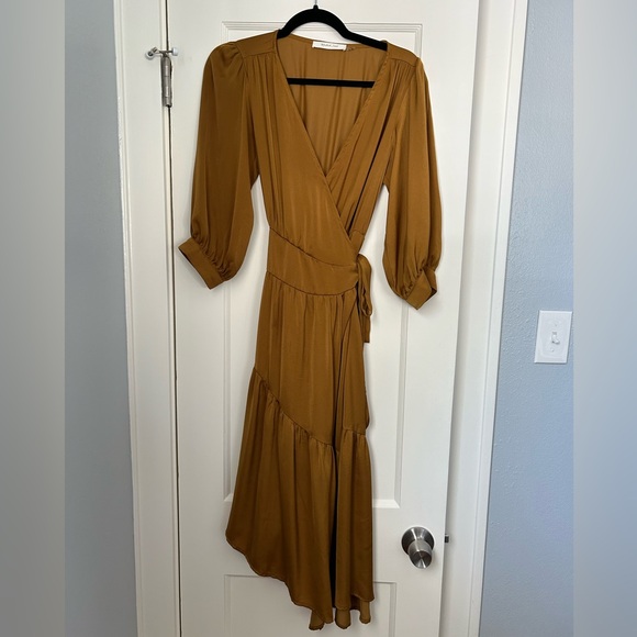 Mustard Seed | Dresses | Mustard Seed Wrap Midi Dress | Poshmark